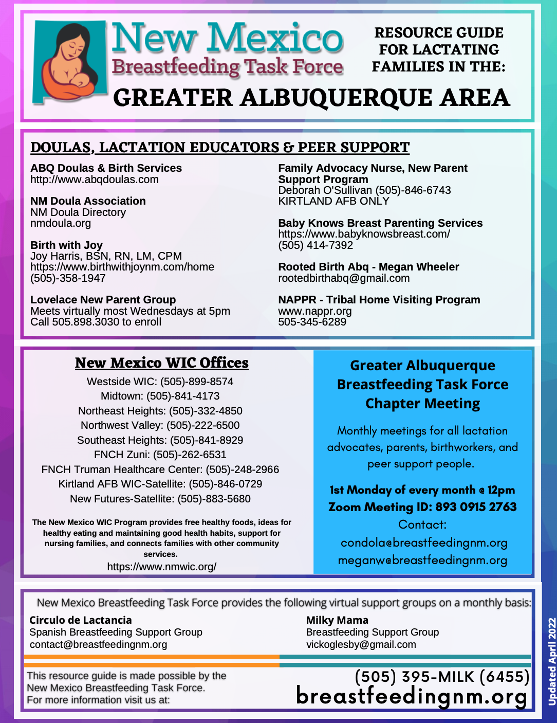 Resources - Breastfeeding CHAMPS